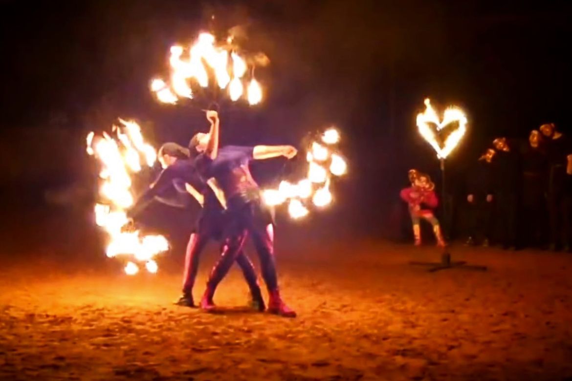 Ein brennendes Herz für Opa Klaus...